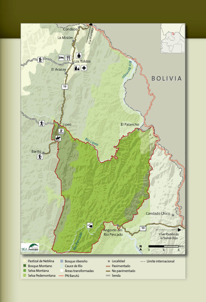 Parque Nacional Baritú : Siga ProYungas | Sistema de Información ...